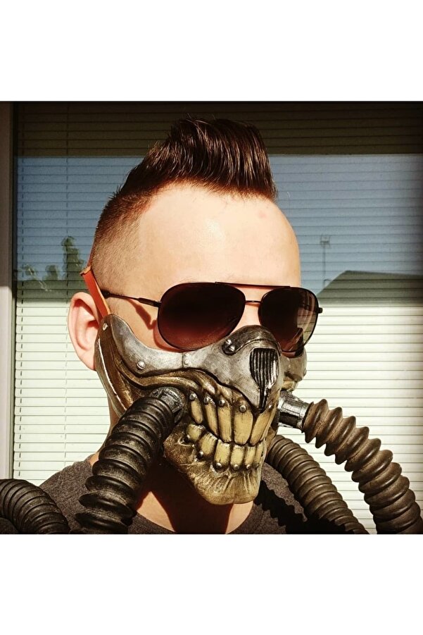 TuransoyCraft Immortan Joe Immortal Joe Mask Mad Max (Includes Hoses ...