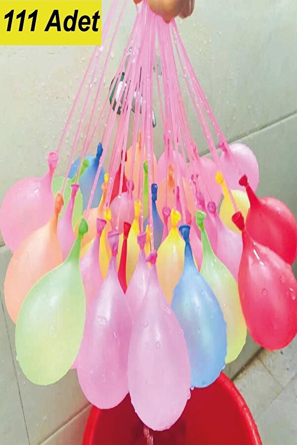 PEMBECİN 111 Adet Su Balonu Ve Su Balon Sihirbazı Doldurma Aparatı ...