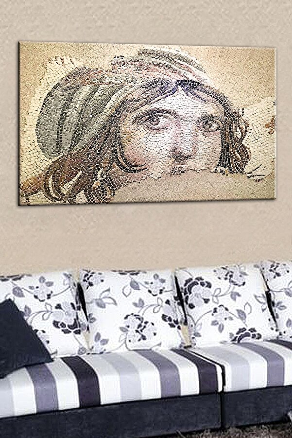 Talya Tablo Zeugma Gypsy Girl Mosaic. Visit Our Store for Various Types ...