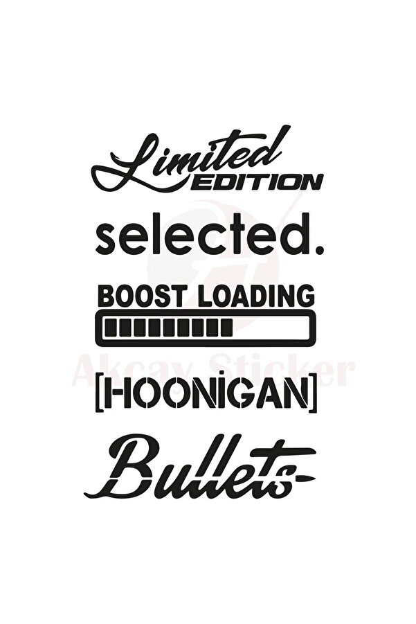 istikamet Asker Polis Malzemeleri Auto Rear Window Hood Sticker Set ...