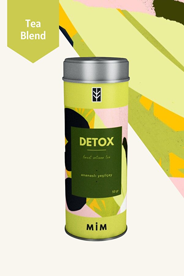 Mim Tea Detox Tea - Green Tea with Pineapple 50 g - Trendyol