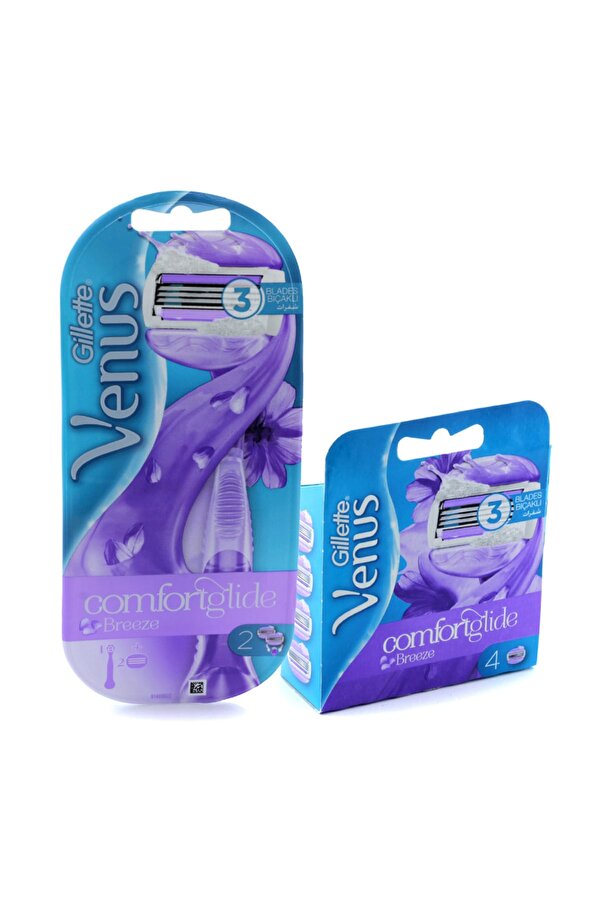 Gillette Venus Venus Breeze Shaver + 4 Replacement Heads- Trendyol