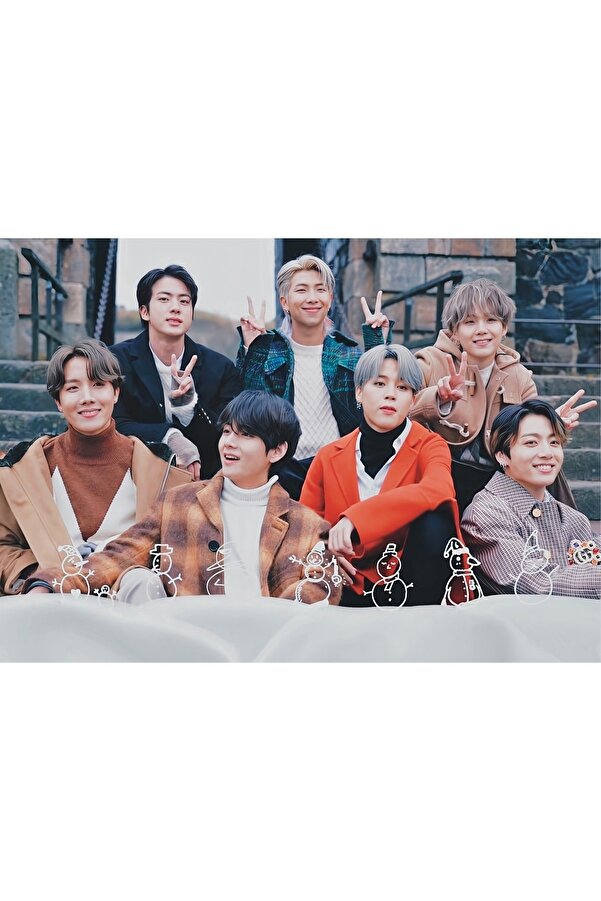 512 STORE ملصق BTS 8K - للسيدات التركيات - Trendyol