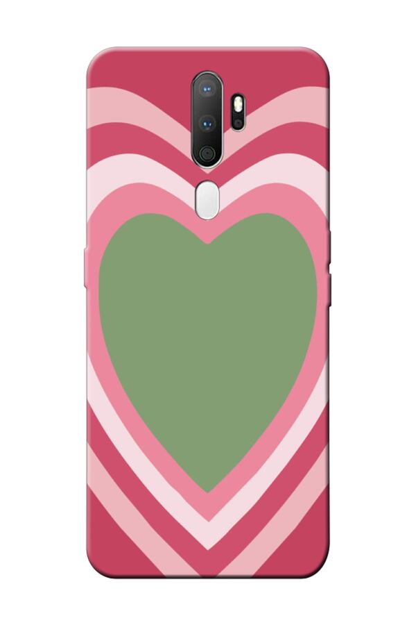 frondcase Oppo a9 2020 aesthetic heart green phone case- Trendyol