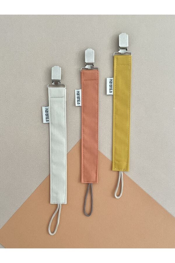 KARAMİLA Set of 3 Pacifier Straps - Pacifier Chain - Pacifier Holder ...