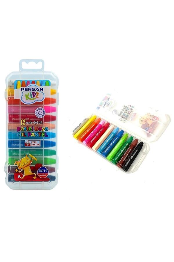 Tuffex Pensan Kidz Practical Boxed - Pastel Paint, 12 Colors - Trendyol