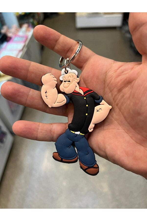 Kuzgunshop Popeye Silicone Keychain- Trendyol