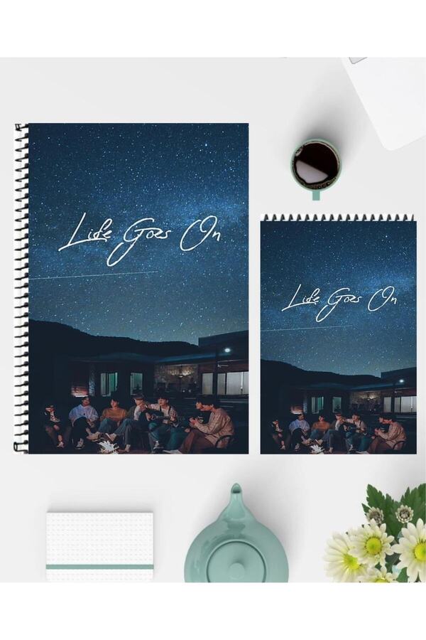 feroxby Bts A5 Notebook 21 x 15 cm and Notepad 14 x 10 cm Special ...