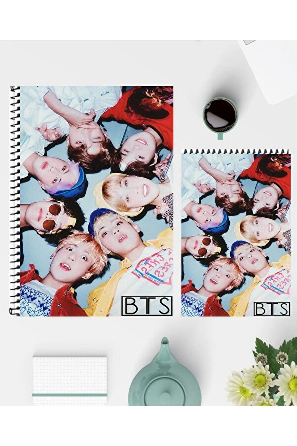 feroxby Bts A5 Notebook 21 x 15 cm and Notepad 14 x 10 cm Special ...