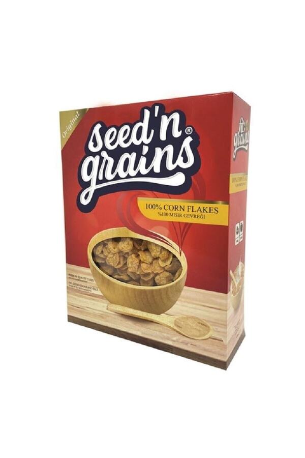 Seed'n Grains Corn Flakes Without Sugar Corn Flakes 300 g - Trendyol