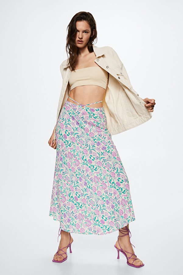 MANGO Lila Damenrock 37042883 - Trendyol