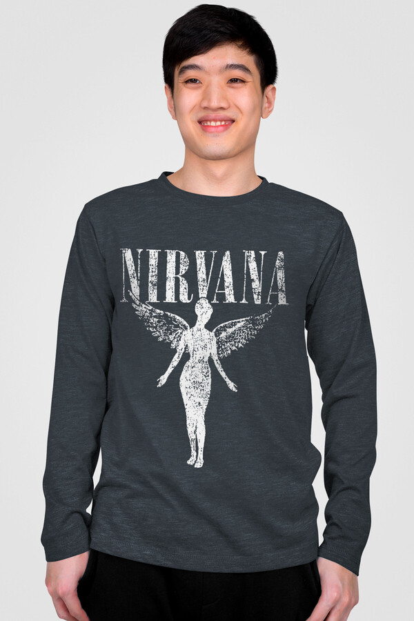 ROCKANDROLL Melek Nirvana Велосипедний комір, довгі рукави ...