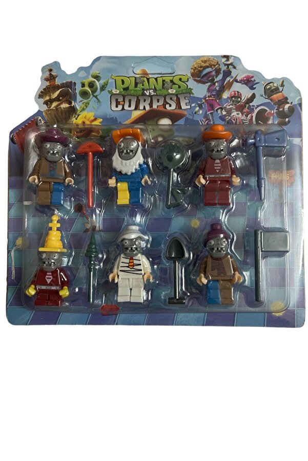 liss çarşı PLANTS VS CORPSE MINIFIGURES 6 PIECES LEGO CHARACTERS - Trendyol