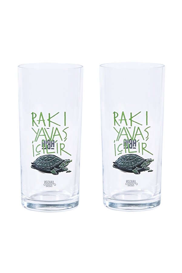 Anason İşleri Raki Slow Drinking Raki Glass Set of 2- Trendyol
