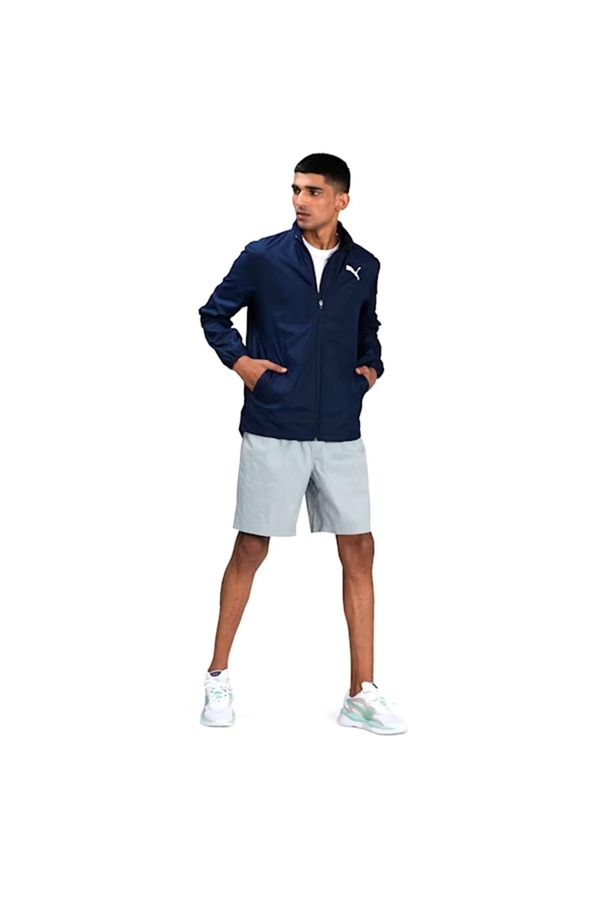 Puma Active Navy Blue Jacket -586727_06 Model - Trendyol
