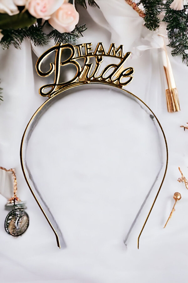 Larenya Team Bride Written Metal Crown & Bachelorette Party Crown ...