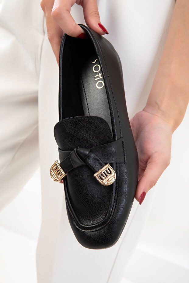 SOHO Siyah Kadın Loafer Ayakkabı 21162 - Fiyatı, Yorumları