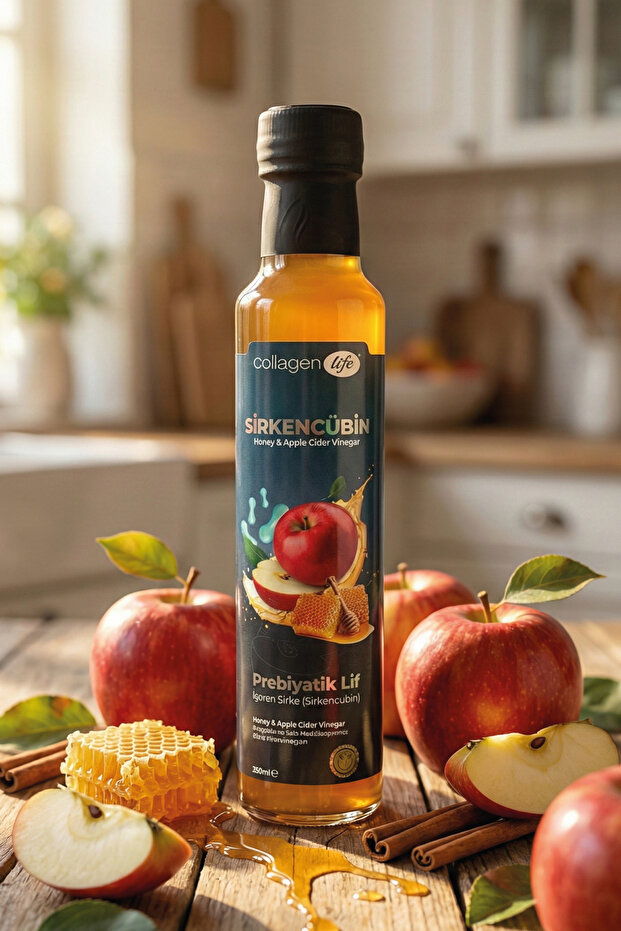 Collagen Life Sirkencübin Sirke Honey & Apple Cider Vinegar 250ml ...