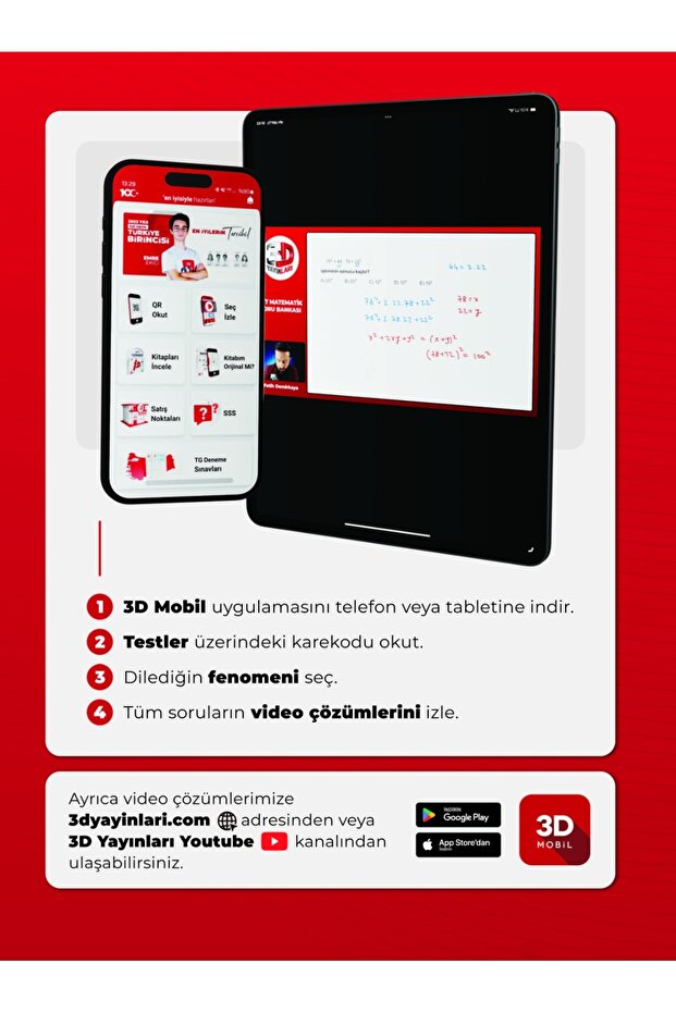 3D Yayınları Ayt Geometri Soru Bankası DENEME HEDİYELİ - Fiyatı, Yorumları