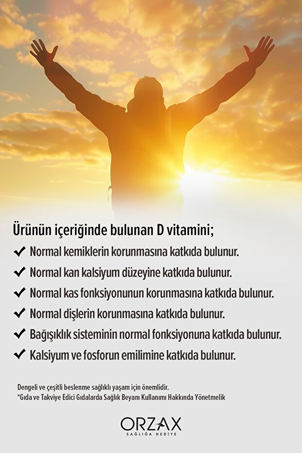 Orzax Ocean Vitamin D3 1000 IU Sprey 20 ml Fiyatı, Yorumları - Trendyol