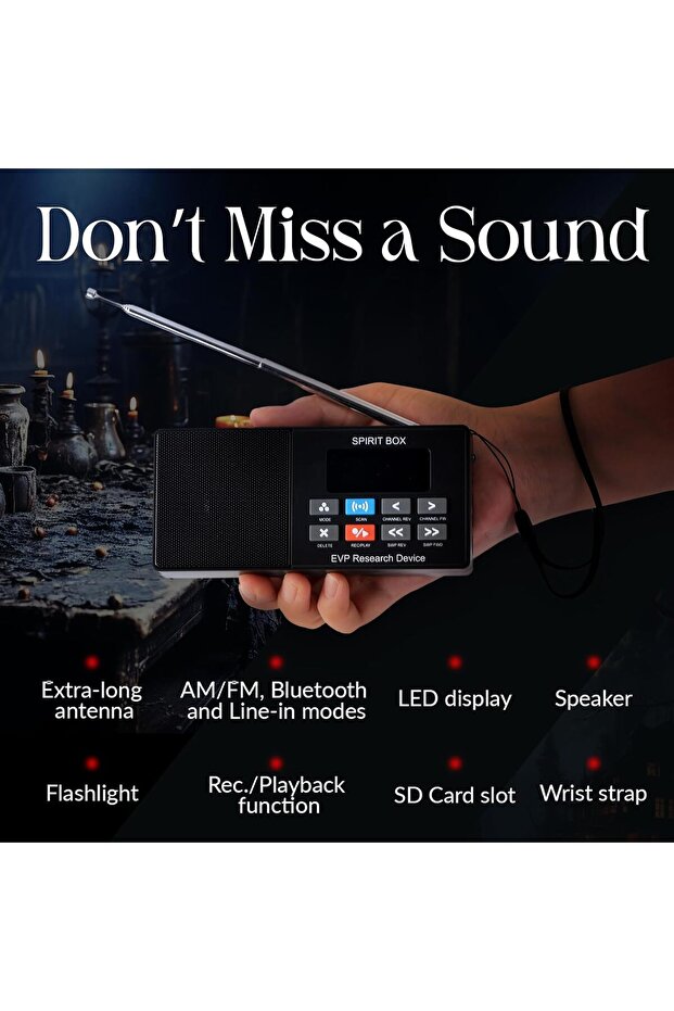 Deutsches Flaggschiff PARANORMIC Spirit Box Hayalet Avı Ekipmanı - El ...
