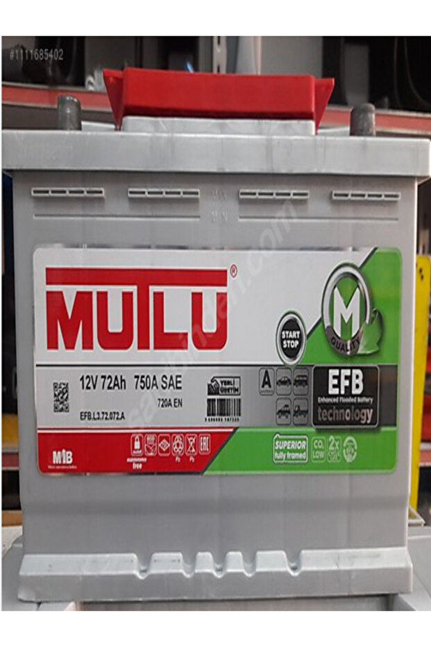 Mutlu 12v 70 Amper Efb (START-STOP) Akü.!! Yeni Güncel Üretim. - Fiyatı, Yorumları