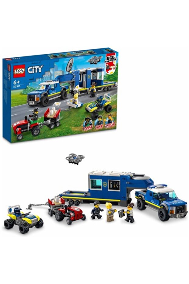 LEGO ® City Police Mobile Command Truck 60315 Construction Set (436 ...
