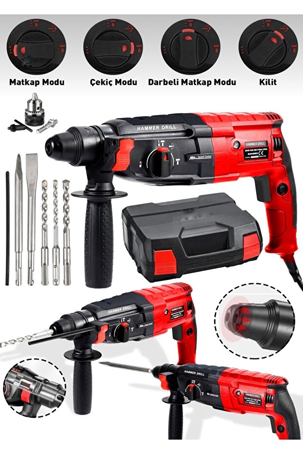 Genel Markalar Germany 4200W Çelik Şanzuman Bakir Sargılı 2-28 Kırıcı ...