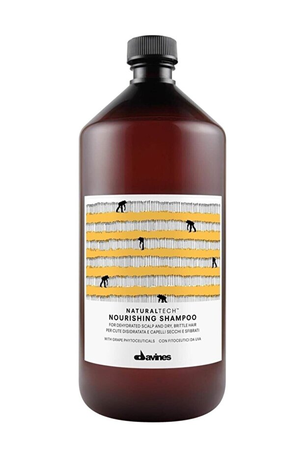 Davines Moisturizing Nourishing Shampoo for Damaged Hair - 1000 ml ...