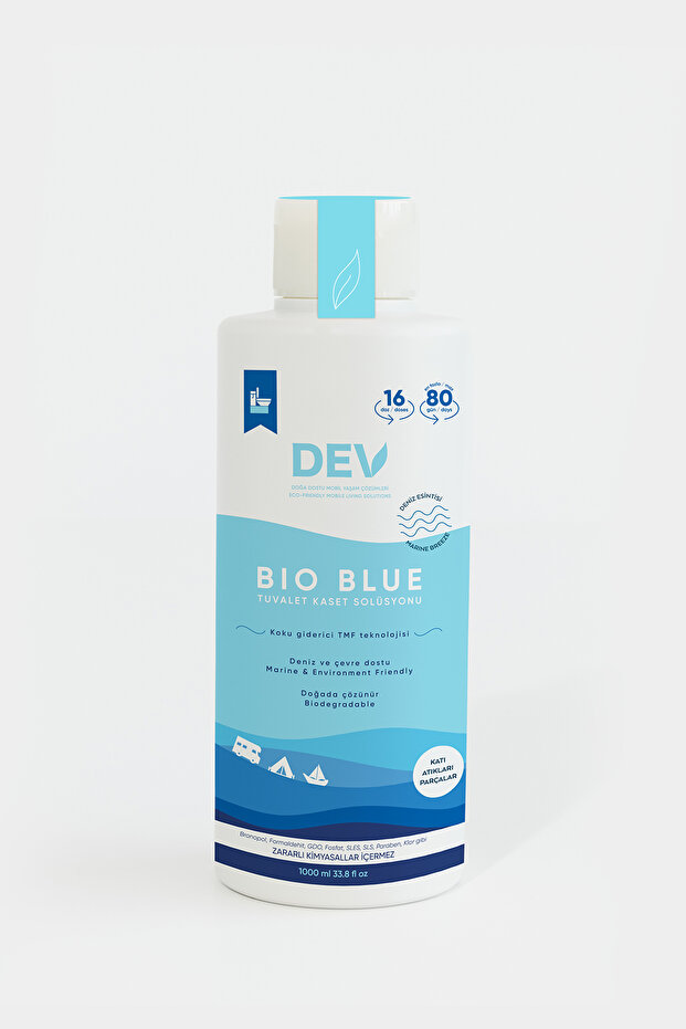 DEV Bio Karavan Tekne Portatif Tuvalet Kimyasalı 2li Mavi Atık ...