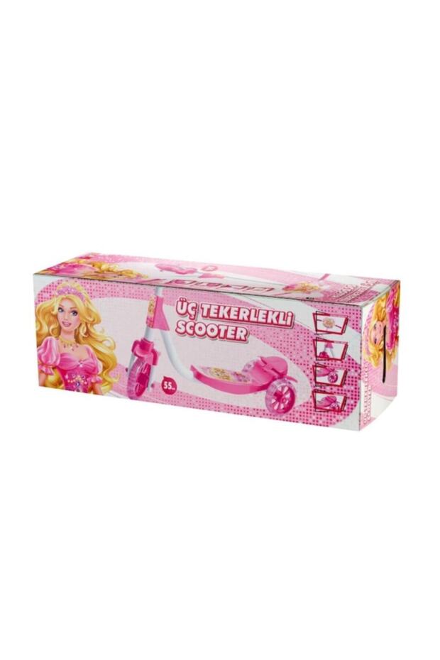 Genel Markalar Şeffaf Silikon Tekerlekli Frenli Barbie Figürlü Kız ...