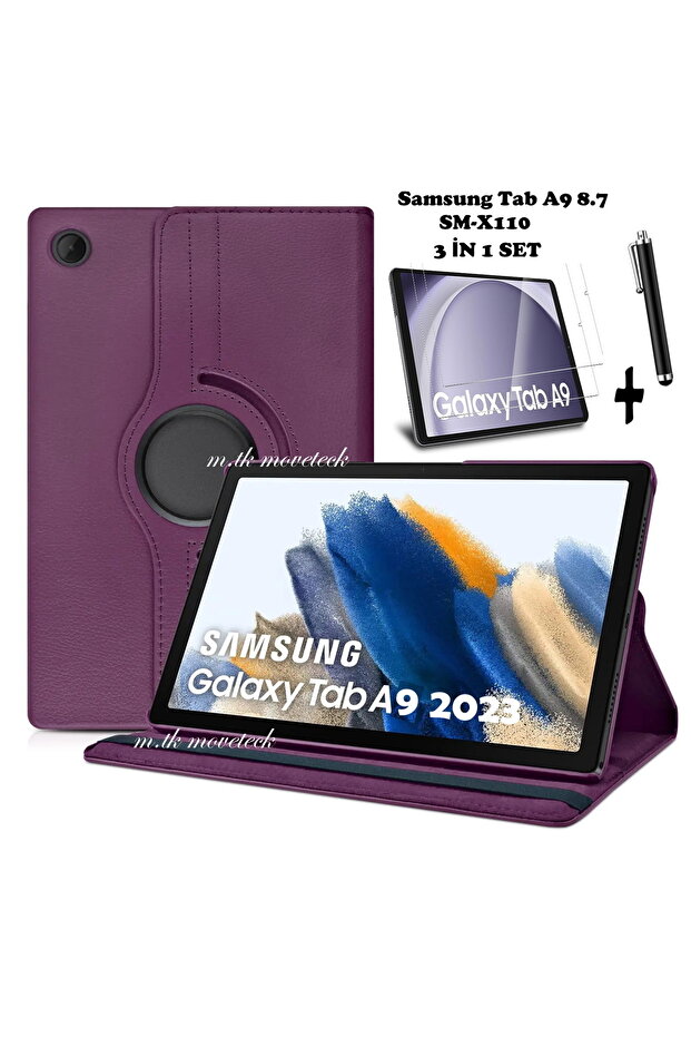 m.tk moveteck Samsung Galaxy Tab A11/A9 8.7 Inch Case 360 Rotatable ...