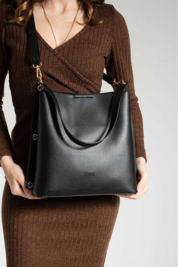 YOGII Bongor Model Kadın Çapraz Askılı Deri Cepli Aksesuar Omuz ve El ...