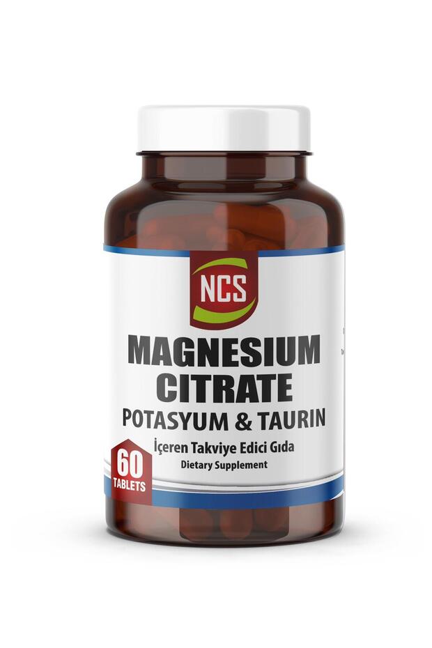 Ncs Magnezyum Sitrat Potasyum Taurin 2X60 Tablet - Hap Kutusu - Fiyatı ...