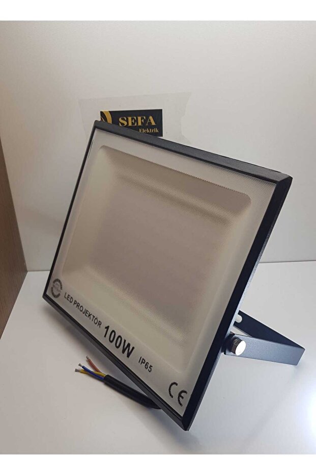 OPTO MİNİSUN 100 watt led projektör su geçirmez beyaz ışık 6500lm ...