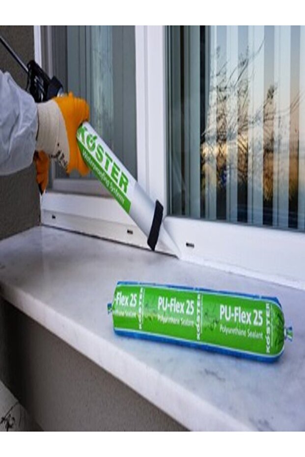 Köster Pu Flex 25 / 600 ml Sosis Tipli Poliüretan Mastik - UV Dayanımlı (GRİ - BEYAZ) - Fiyatı ...