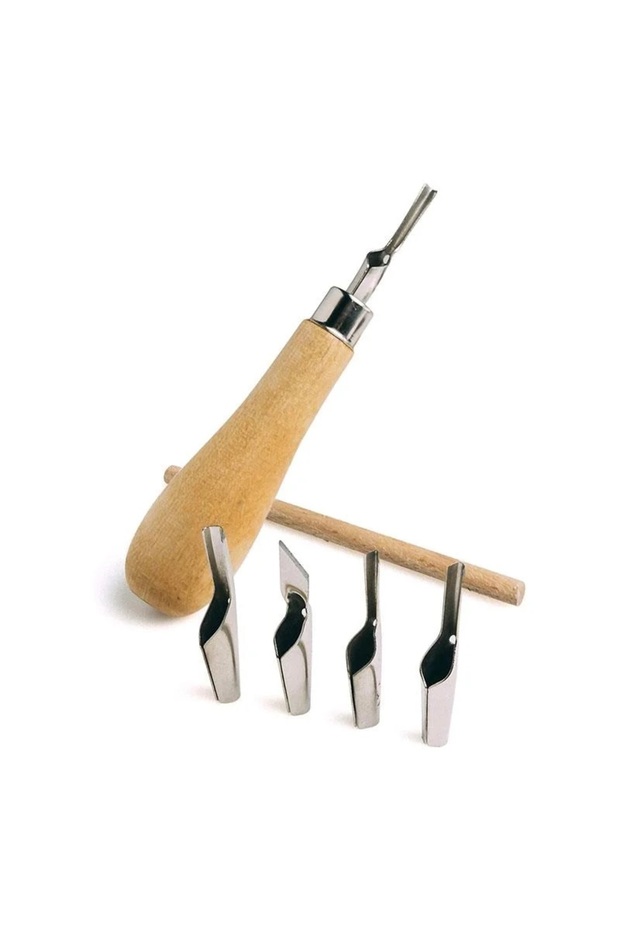 Genel Markalar Lino Cutter Linol Oyma Kesme Bıçak Seti 5 Bıçaklı ...