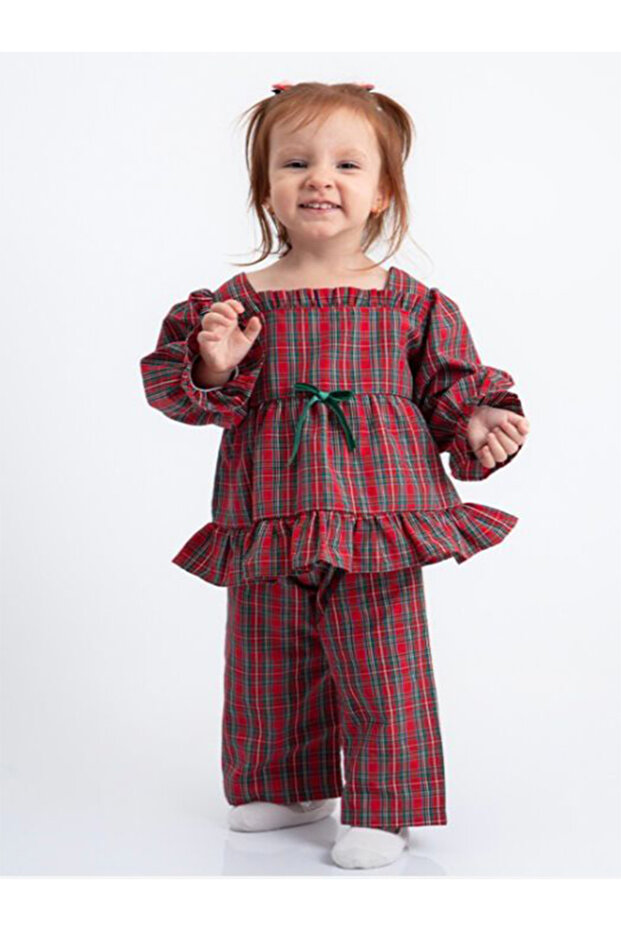 KİDSROOM VK Girl's Pajama Set- Trendyol
