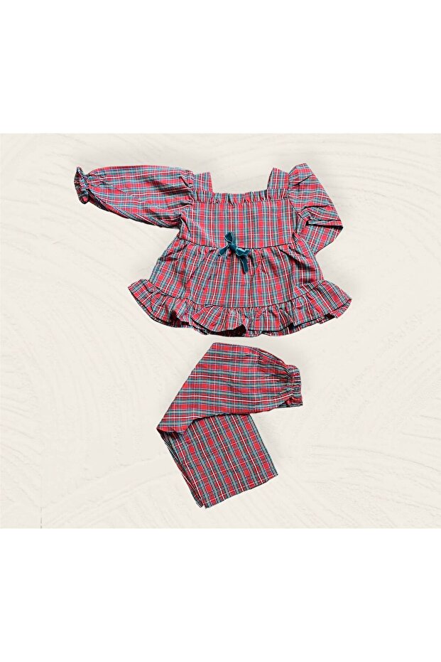 KİDSROOM VK Girl's Pajama Set- Trendyol