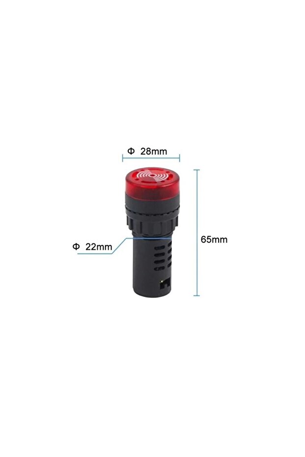 Genel Markalar Kırmızı Led Işıklı Buzzer - 220v Ac - Fiyatı, Yorumları