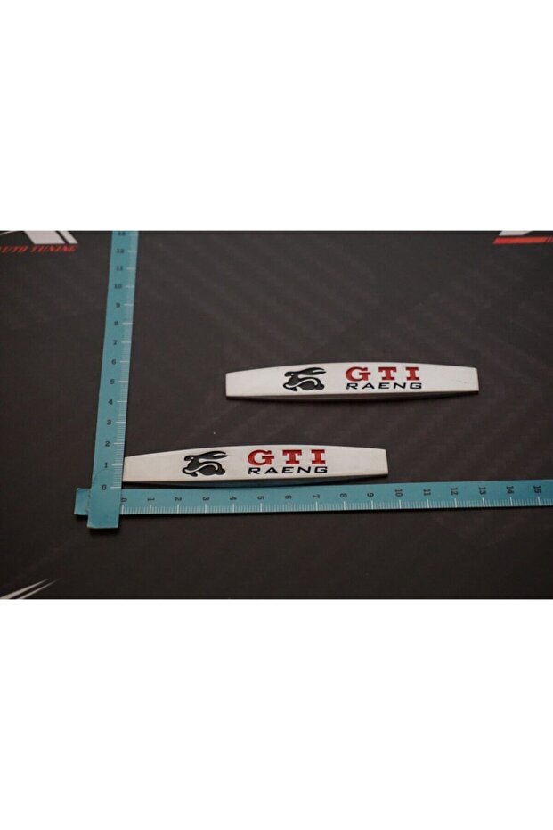 GTİ Dk Tuning Vw Volkswagen Running Rabbit Logo Yan Çamurluk 3m 3d Krom ...