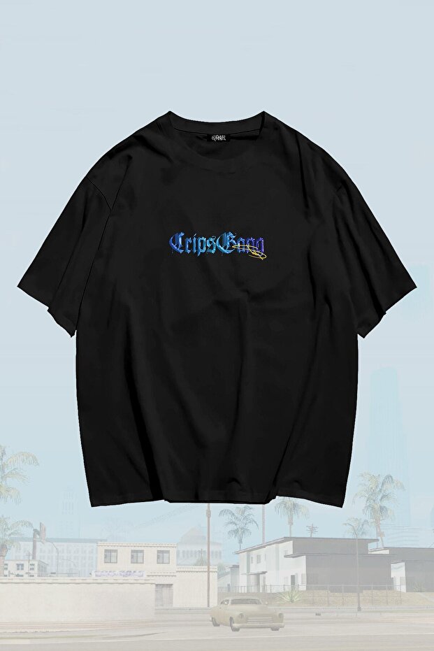 Grove Fashion Çift Yönlü Eminem Crips Gang Unisex Oversize T-shirt ...