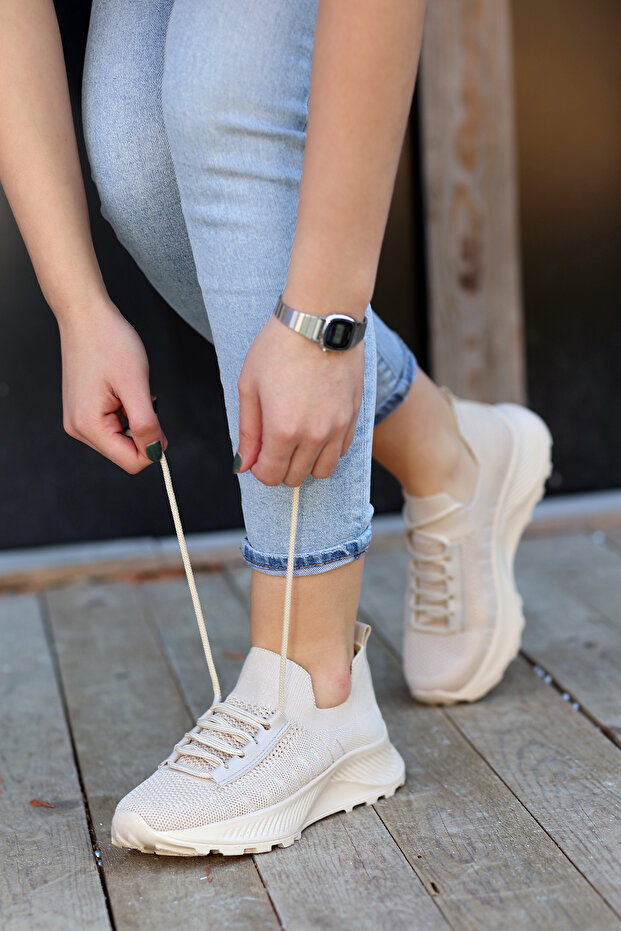 Madam Tarz Helen Kalın Taban Günlük Ortopedik Triko Spor - Fiyatı ...