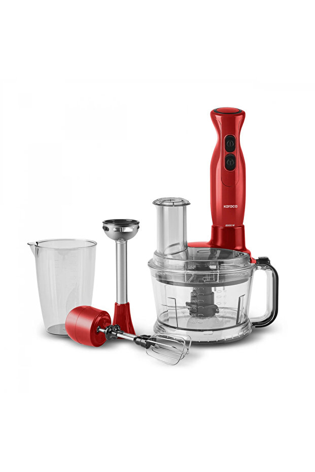Karaca PRO-2000W Turbo Doğrayıcı, Dilimleme Rondo, Blender - İkili ...