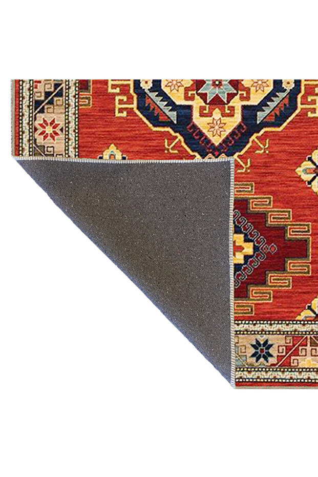 Rugs Modern Halı Turuncu Temalı Geleneksel Motif Desenli Vintage ...