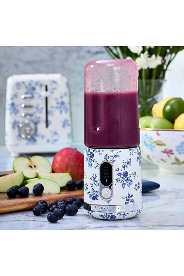 Laura Ashley Çin Gülü Taşınabilir Smoothie Makinesi,Sarj Edilebilir ...