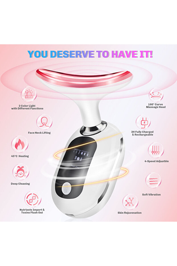Choice EMS Face Neck Lift Beauty Device Facial Massager Red Light ...