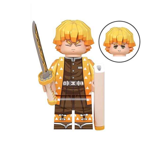 myminitoys Agatsuma Zenitsu Mini Figür Demon Slayer Kimetsu No Yaiba M ...