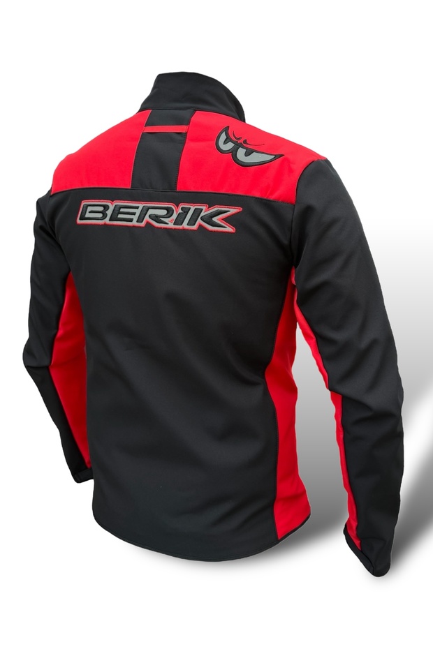 BERİK Berik Force Rüzgar Geçirmez Suya Dayanıklı Softshell Mont Kırmızı ...