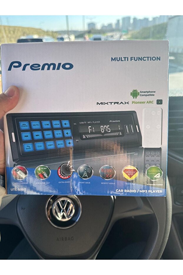 SUNSAY Premio Çift Usb Girişli Bluetooth Oto Teyp Araba Teybi Radyo Sd ...